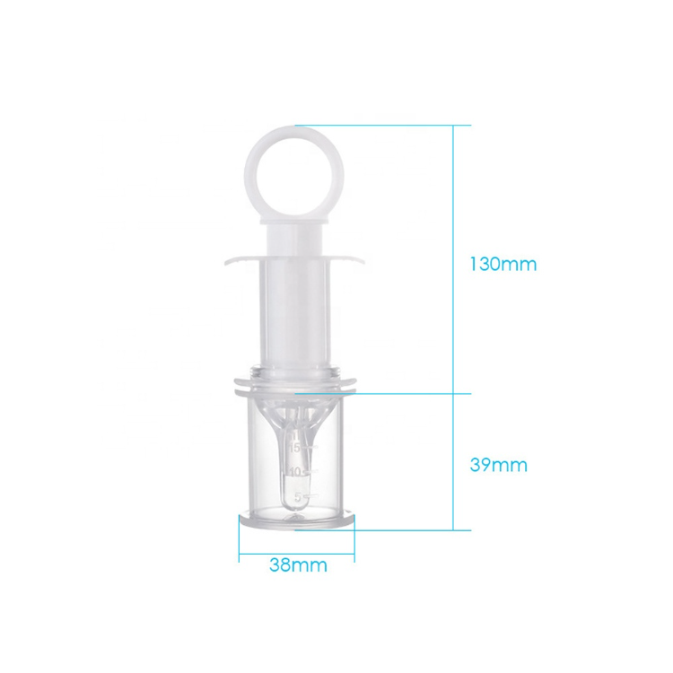 Baby Silicone Drug Feeder Syringe Type Mills Nipple Medicine Feeder On ...