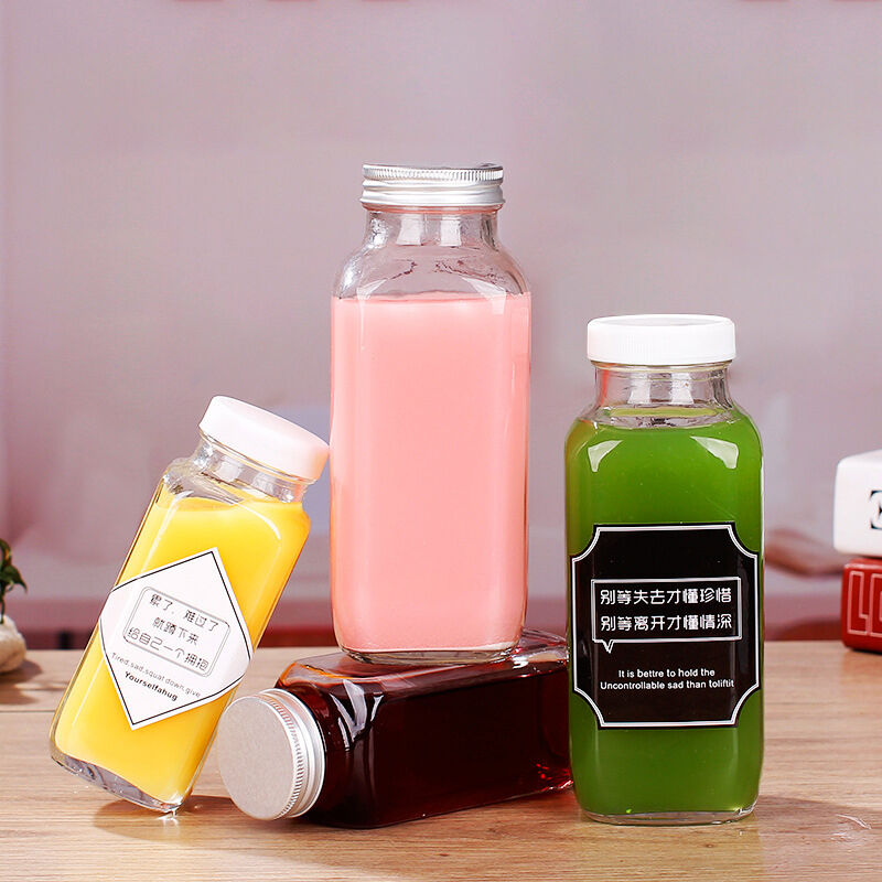 250ml 350ml 500ml 8oz 12oz 16oz Square Empty Beverage Soda Milk Juice ...