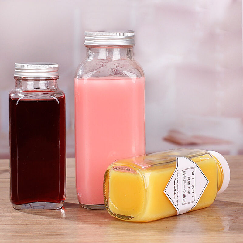 250ml 350ml 500ml 8oz 12oz 16oz Square Empty Beverage Soda Milk Juice ...