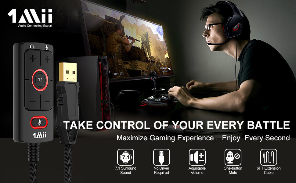 Buy Wholesale China Usb Sound Card 1mii 7.1 Surround Sound Card For 3 ...