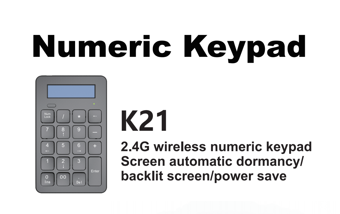 Buy Wholesale China Odm 2.4ghz Wireless Numeric Keyboard & Numeric ...