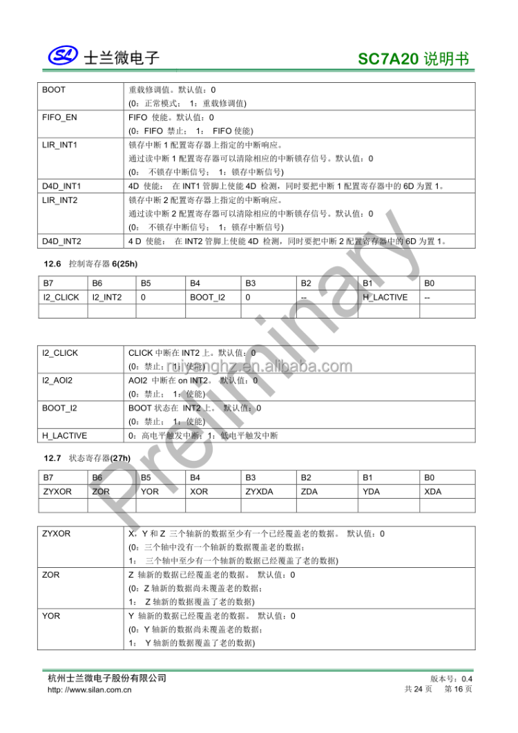 Buy China Wholesale Sc7a20 Original Integrated Circuit Digital Triaxial ...