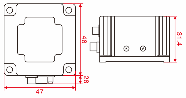 Imu560 6 Axis Sensor Measure 3 Axis Gyro 3 Axis Accelerometer Temperature Compensated Imu ...