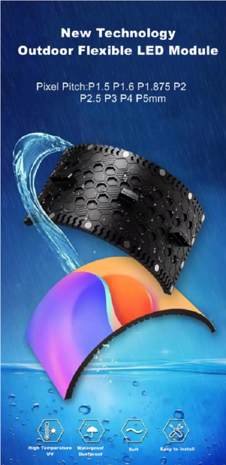 Buy Wholesale China Water Proof Concave Super Thin Outdoor Led Curved ...