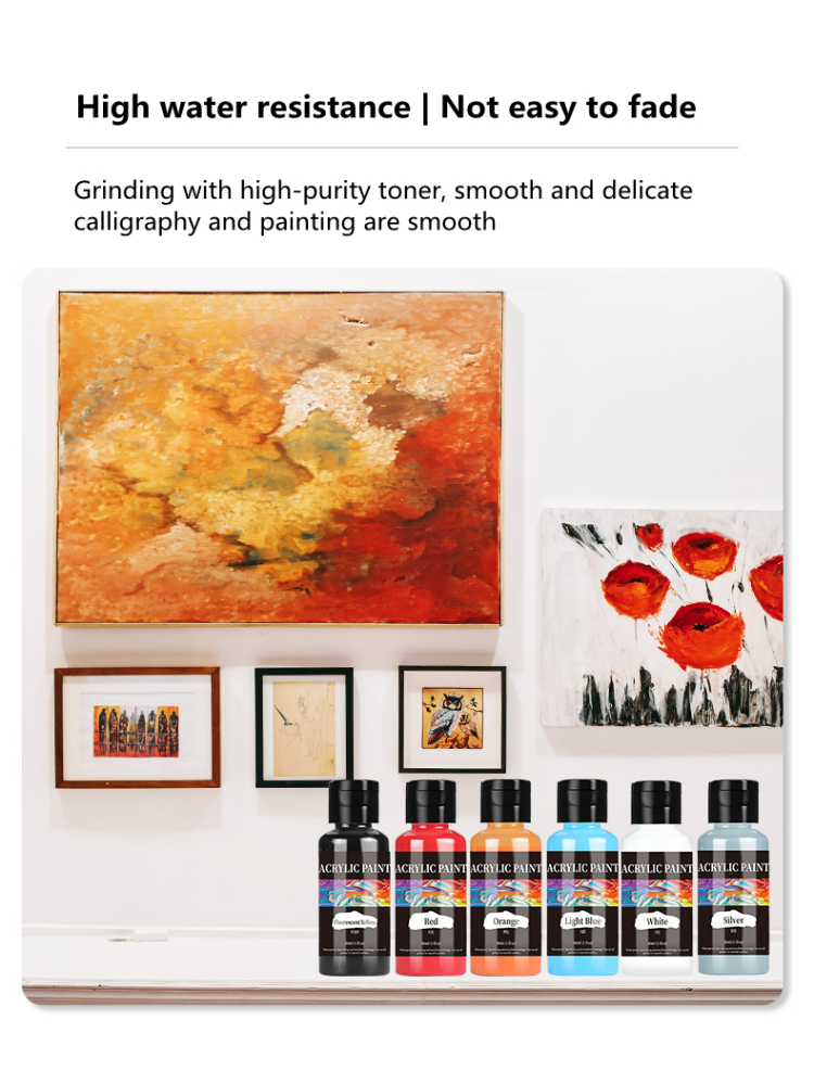 New Style Acrylic Painting Set 24colors Craft Paint For Ceramic Paints ...