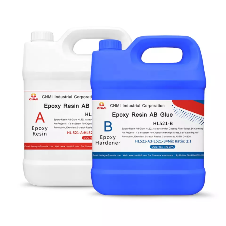 Cnmi Hl521 Deep Pour Epoxy Resin Kit Crystal Clear Liquid Food Grade ...