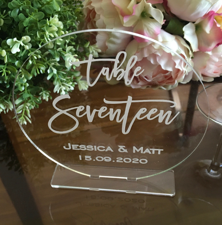 Fancy Wedding Decorations Acrylic Table Numbers Stand With Base - Buy ...