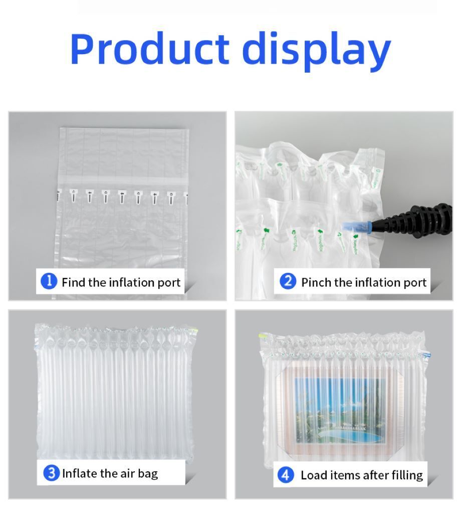 Manufacturer Pa Pe Inflatable Cushion Wrap Air Pack Column Bubble Bag ...