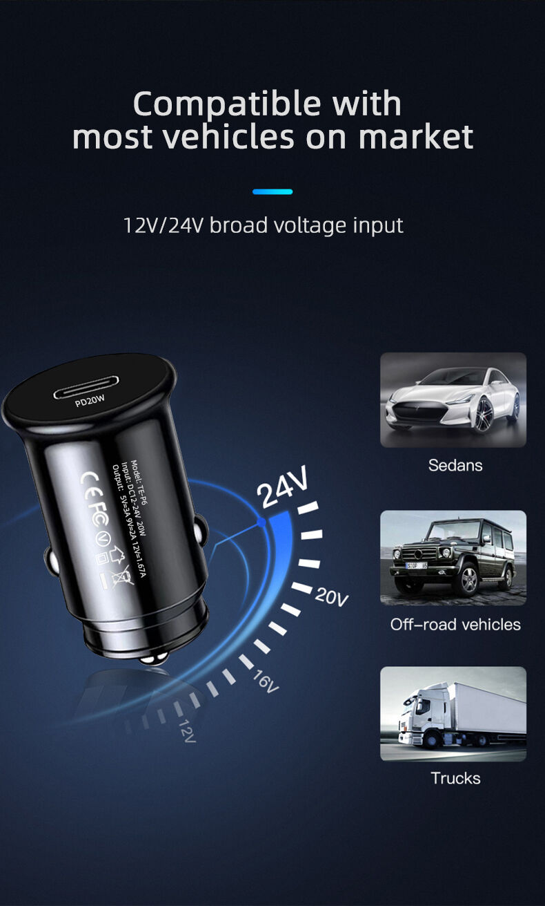 Buy Wholesale China 20w Pd Type-c Car Adapter Fast Charging Usb Car ...