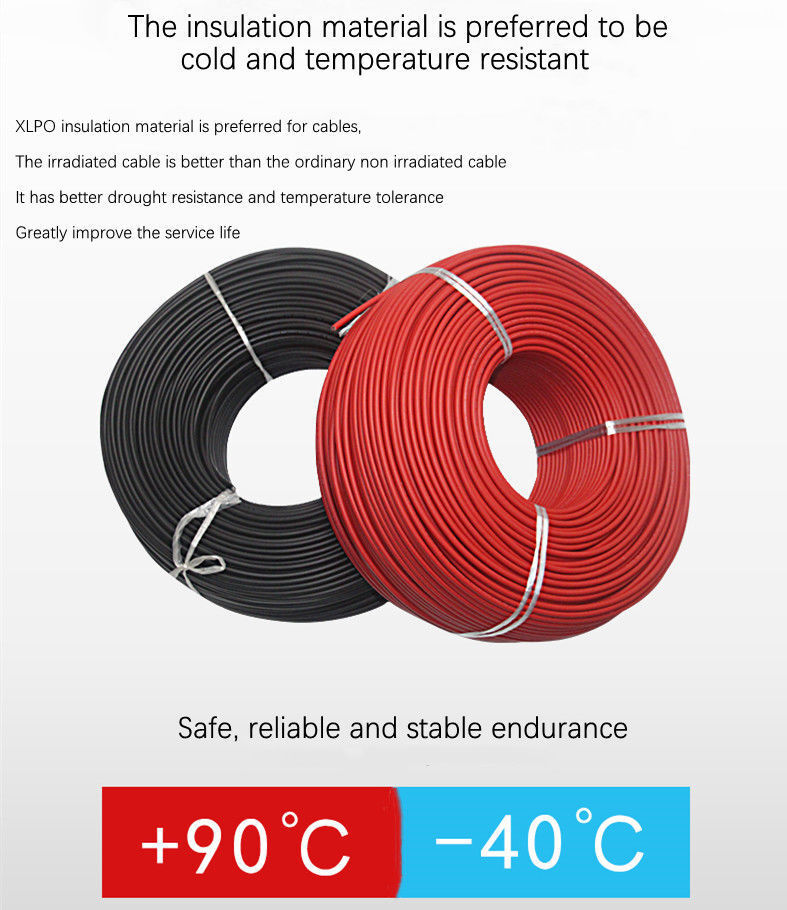 High Quality 4mm Solar Cable Dc Cable With Tuv Pv Wire For Solar Panel ...