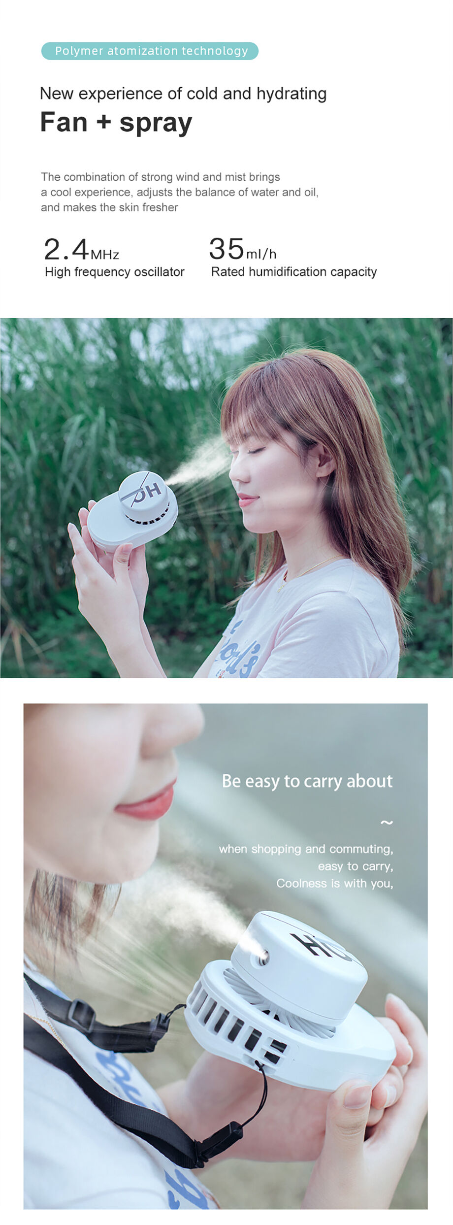 Buy Wholesale China Usb Portable Waist Clip Fan Neck Hanging Air ...