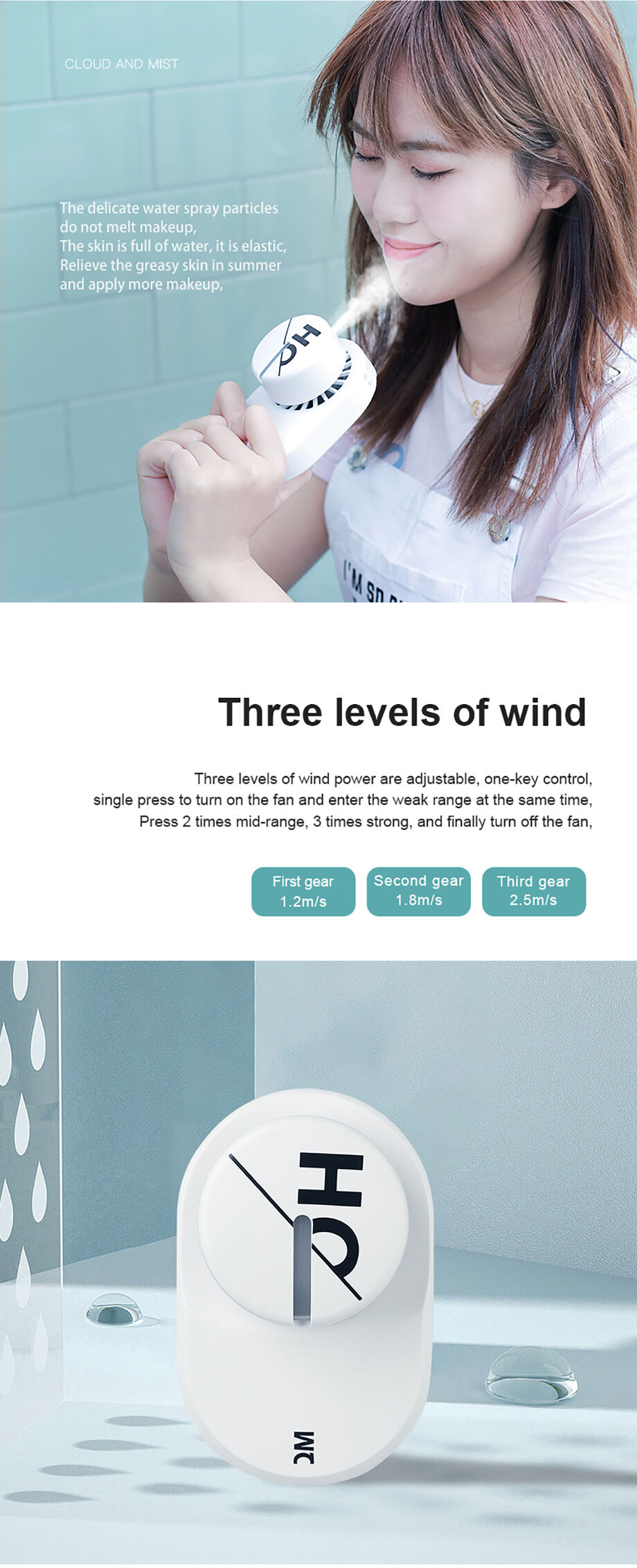 Buy Wholesale China Usb Portable Waist Clip Fan Neck Hanging Air ...