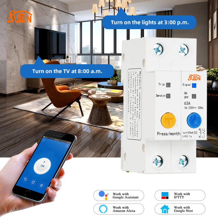 Ewelink Wifi Circuit Breaker Smart Switch Timer Remote Control Voice ...