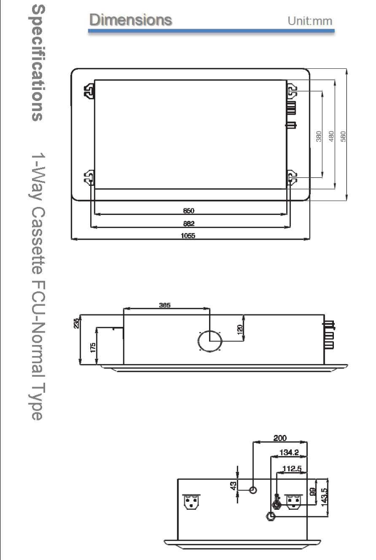 Buy Wholesale China Universal Fan Coil Unit Ceiling Mounted Concealed ...