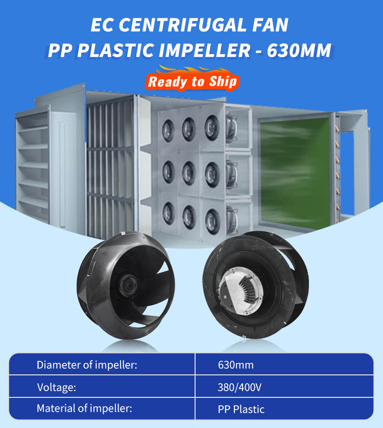 Ebmpapst R3g630 Series 400v 630mm Hvac Fan Ahu Project Air Handling ...