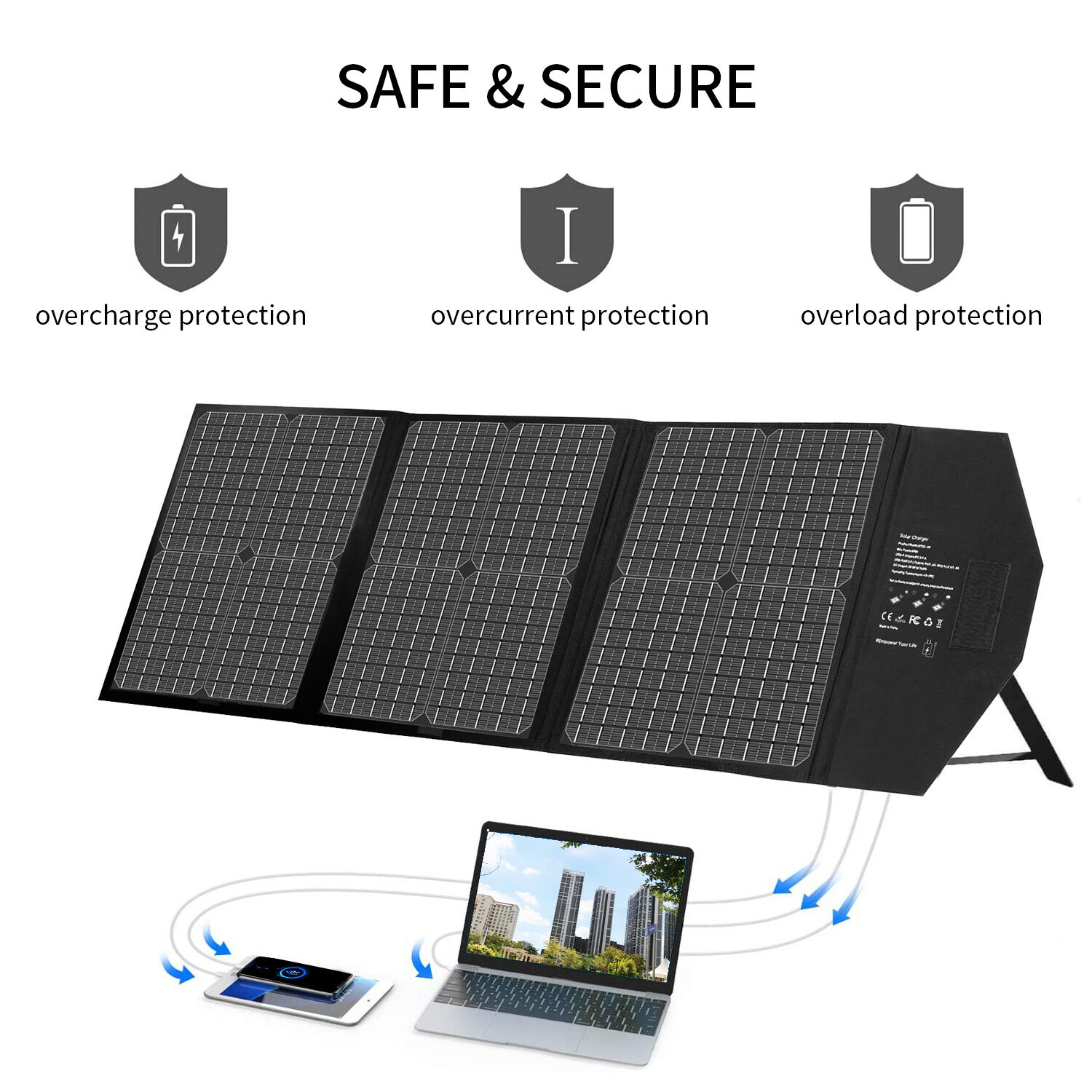 Portable Solar Photovoltaic Panel Solar Battery Charging Generator ...