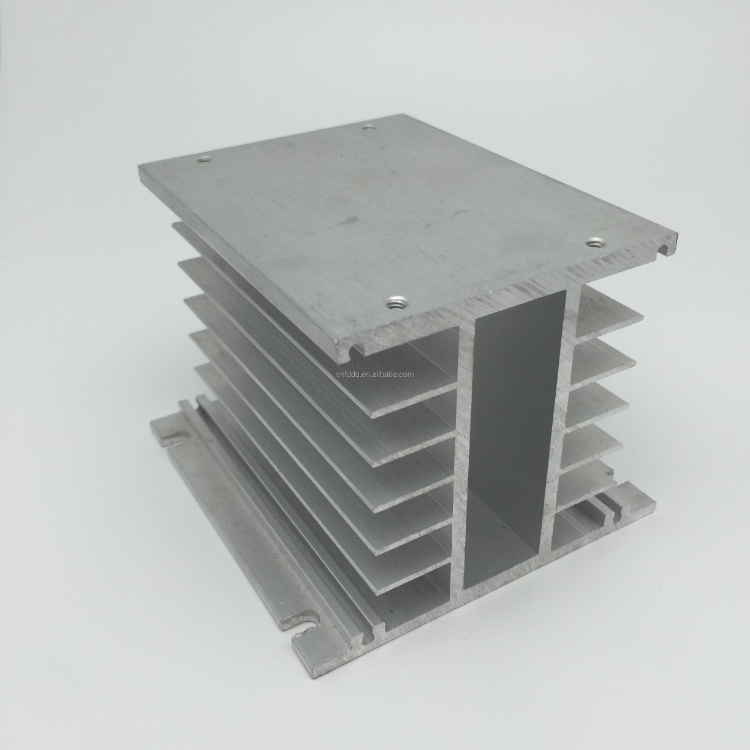 Bulk Buy China Wholesale Heatsink Aluminum Radiator For 10a 25a 40a Single Phase Solid State ...