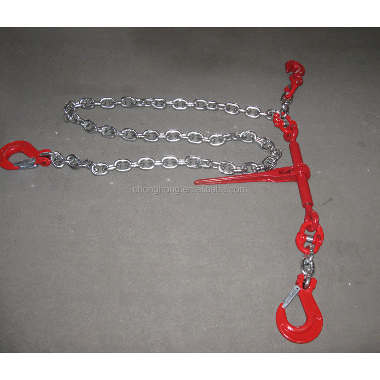 Transport Binder Chain 3/8"x25ft Tow Chain With Clevis/eye Grab Hooks ...