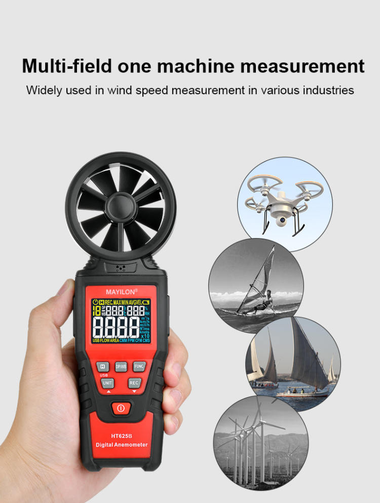 Buy Wholesale China Professional Ht625b Wind Speed Sensor Multi ...