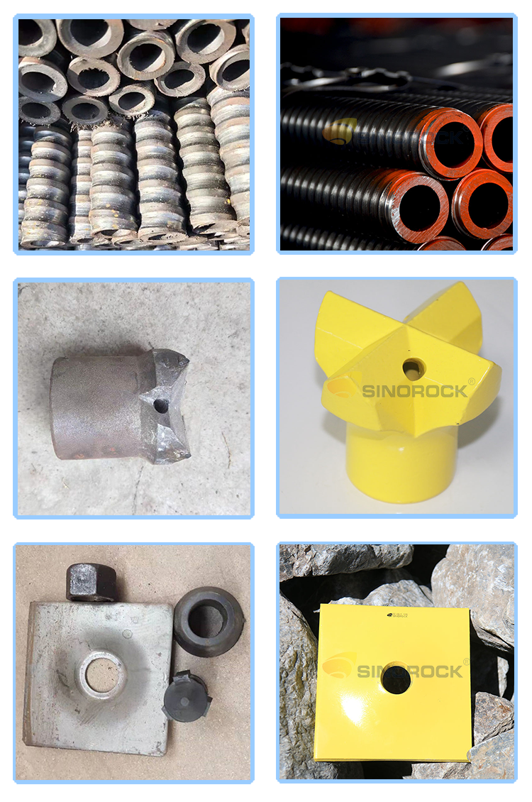 Sinorock Foundation Reinforcement Self Drilling Anchor System For Soil ...