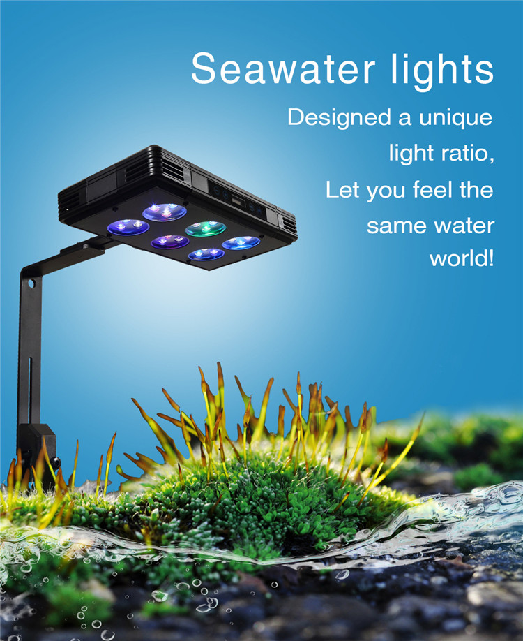 Full Spectrum Touch Control Marine Aquarium Clip-on Led Fixture Led ...