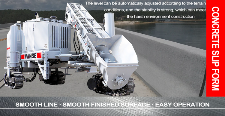 New Technology Automatic Highway Blocking Belt Gutter Slip Form Machine ...