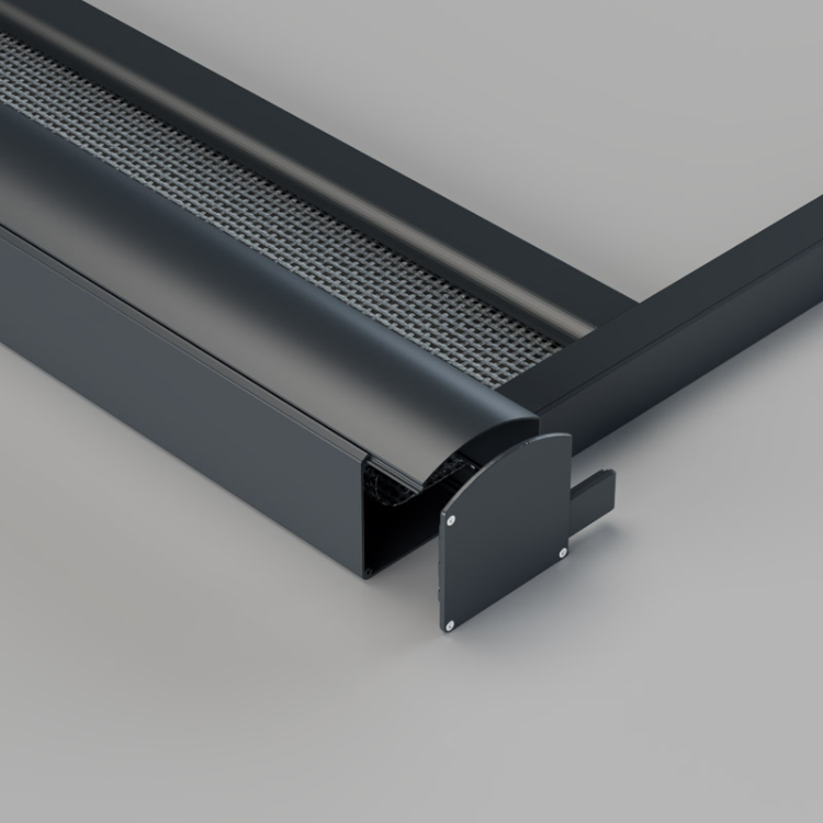 Buy Wholesale China Outdoor Windproof Sunshade Automatic Zip Track ...