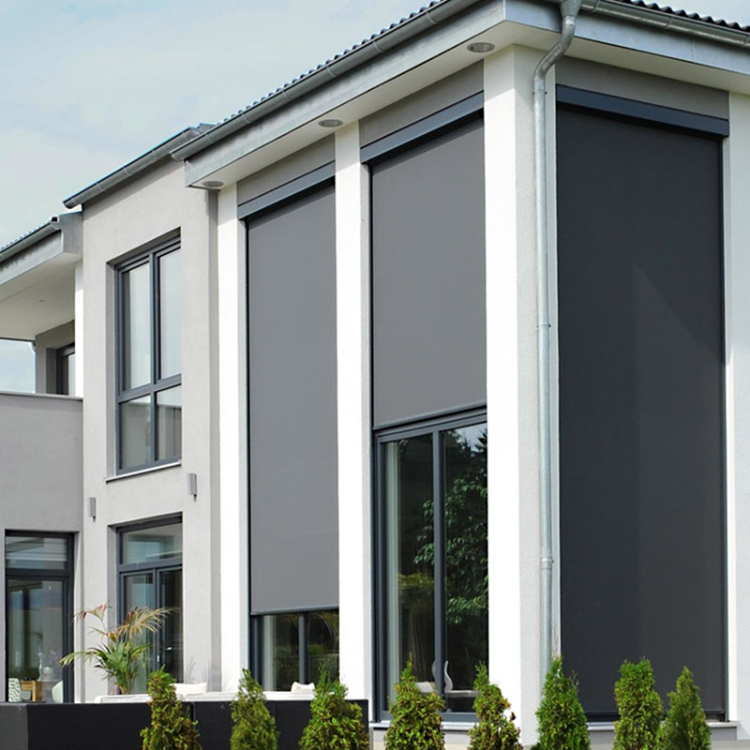 Buy Wholesale China Outdoor Windproof Sunshade Automatic Zip Track ...