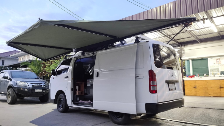 Folding 180 Degree Awning Retractable Awning 4wd Outdoor Shelter Tent ...