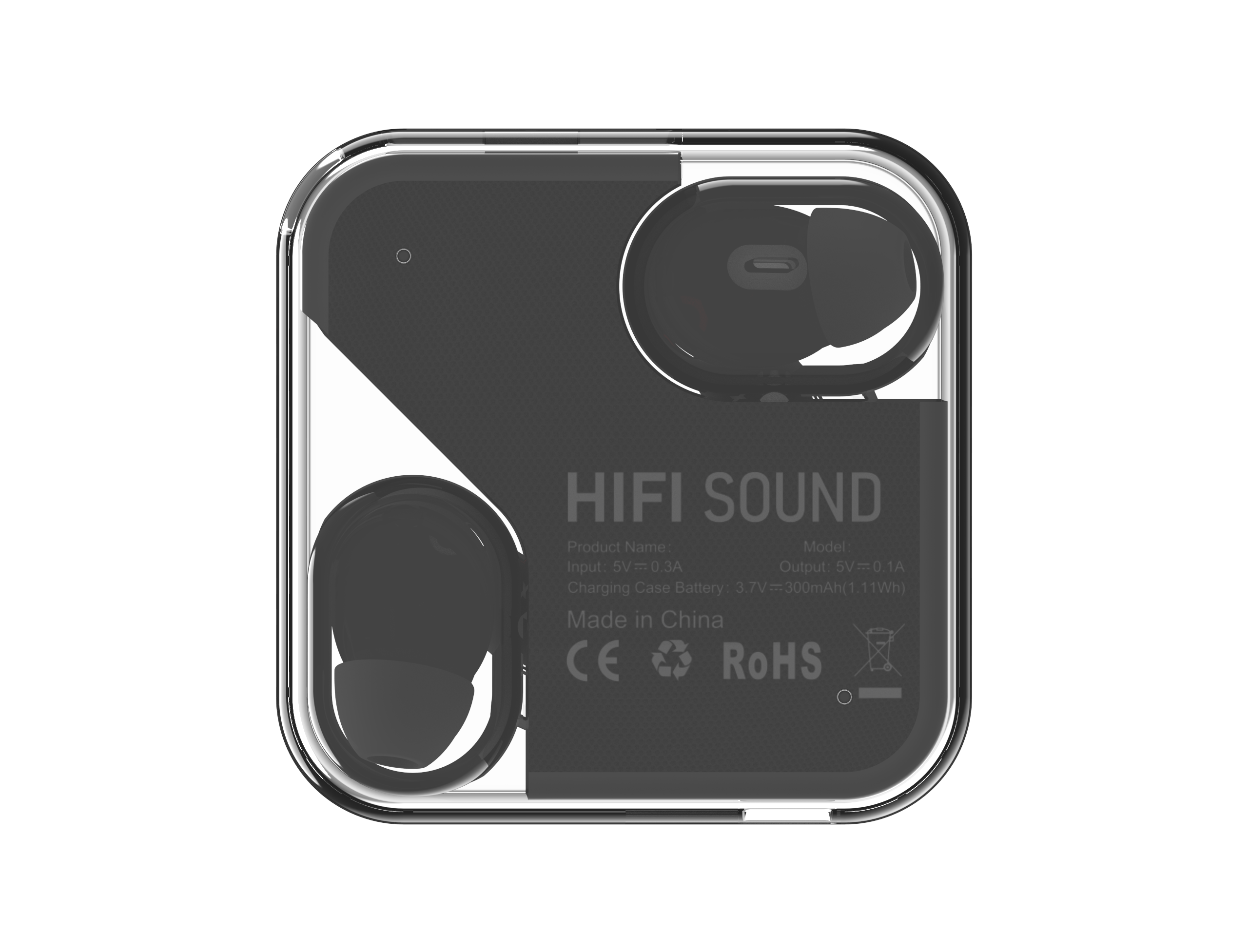 Buy Wholesale China Fully Transparent Tws Earbuds Bluetooth True ...