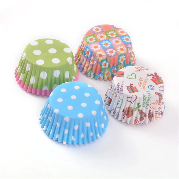 300 Pack Paper Grease Proof Liners Perfect Cups For Cupcakes And ...