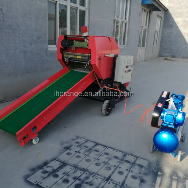Latest 70-80pcs/h Maize Corn Silage Packing Machine Silage Baler And ...