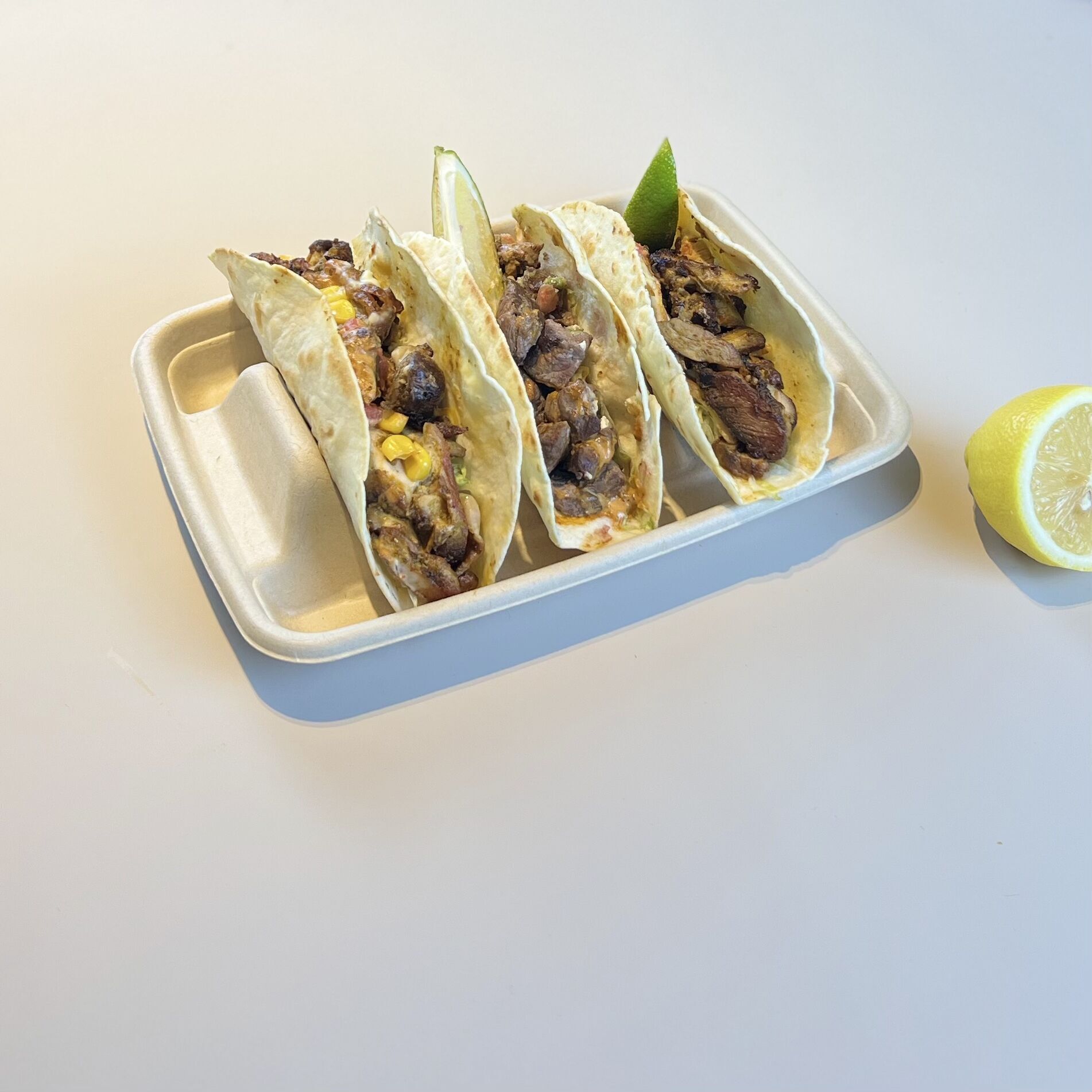 Buy Wholesale China Mexico Taco Tray Bagasse Takeout Lunch Tacos Box ...