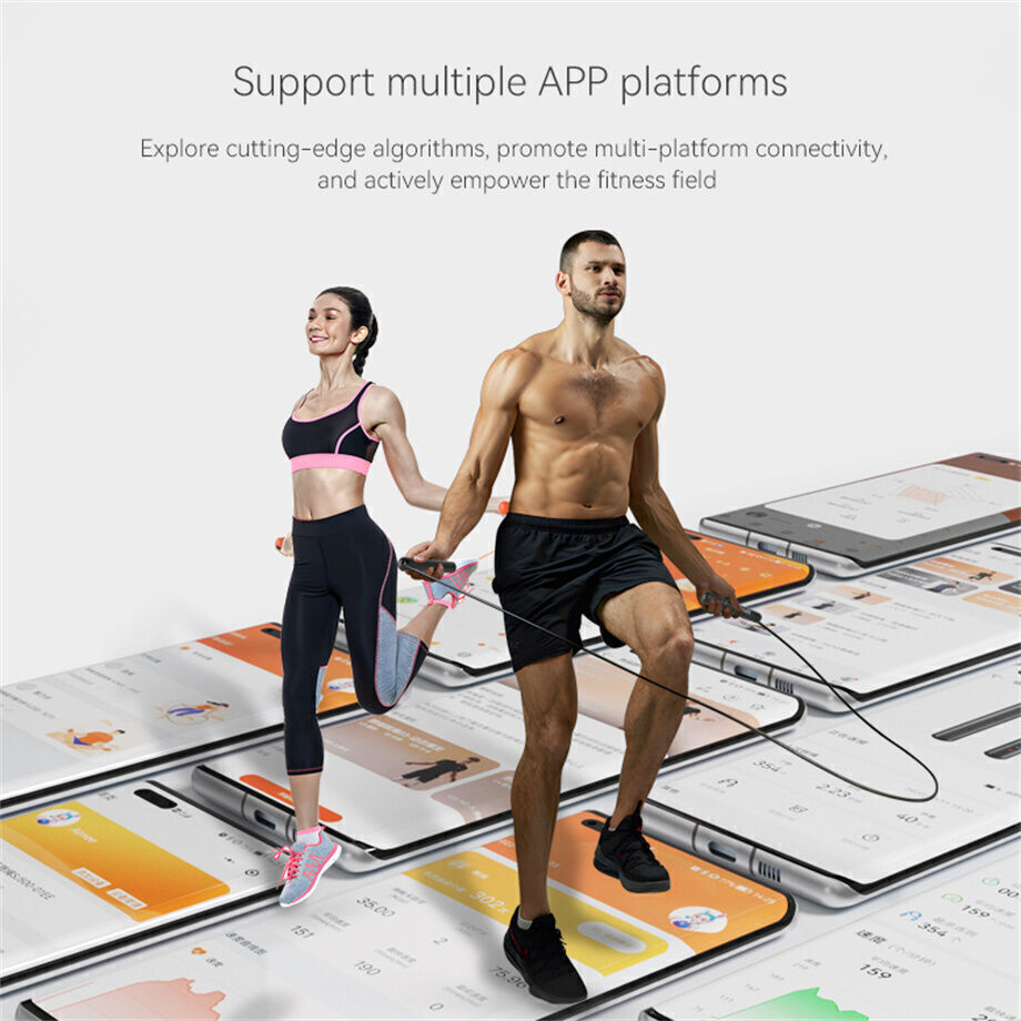 Smart Voice Jump Rope With Fitness App, Rechargeable Li-battery ,work ...