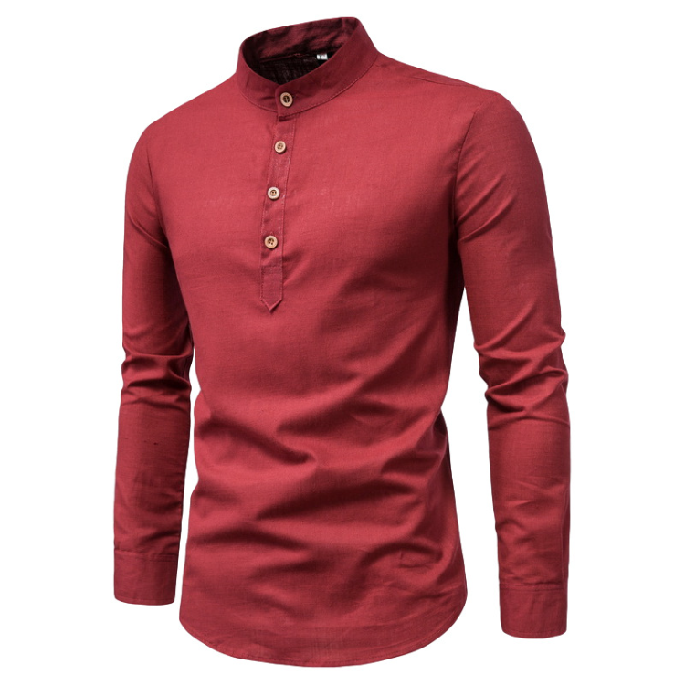 Buy Wholesale China Plus Size Men's Shirts Shirt For Men Casual Linen ...