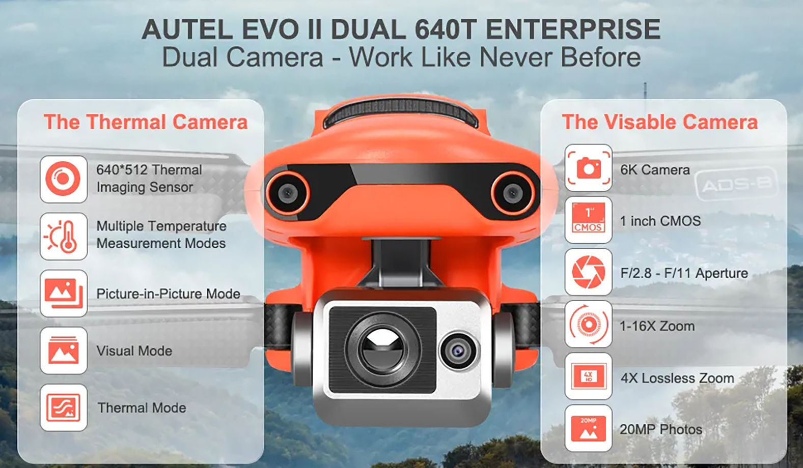 Buy Wholesale China Autel Robotics 640t Enterprise 1inch Cmos Ultra Hd ...