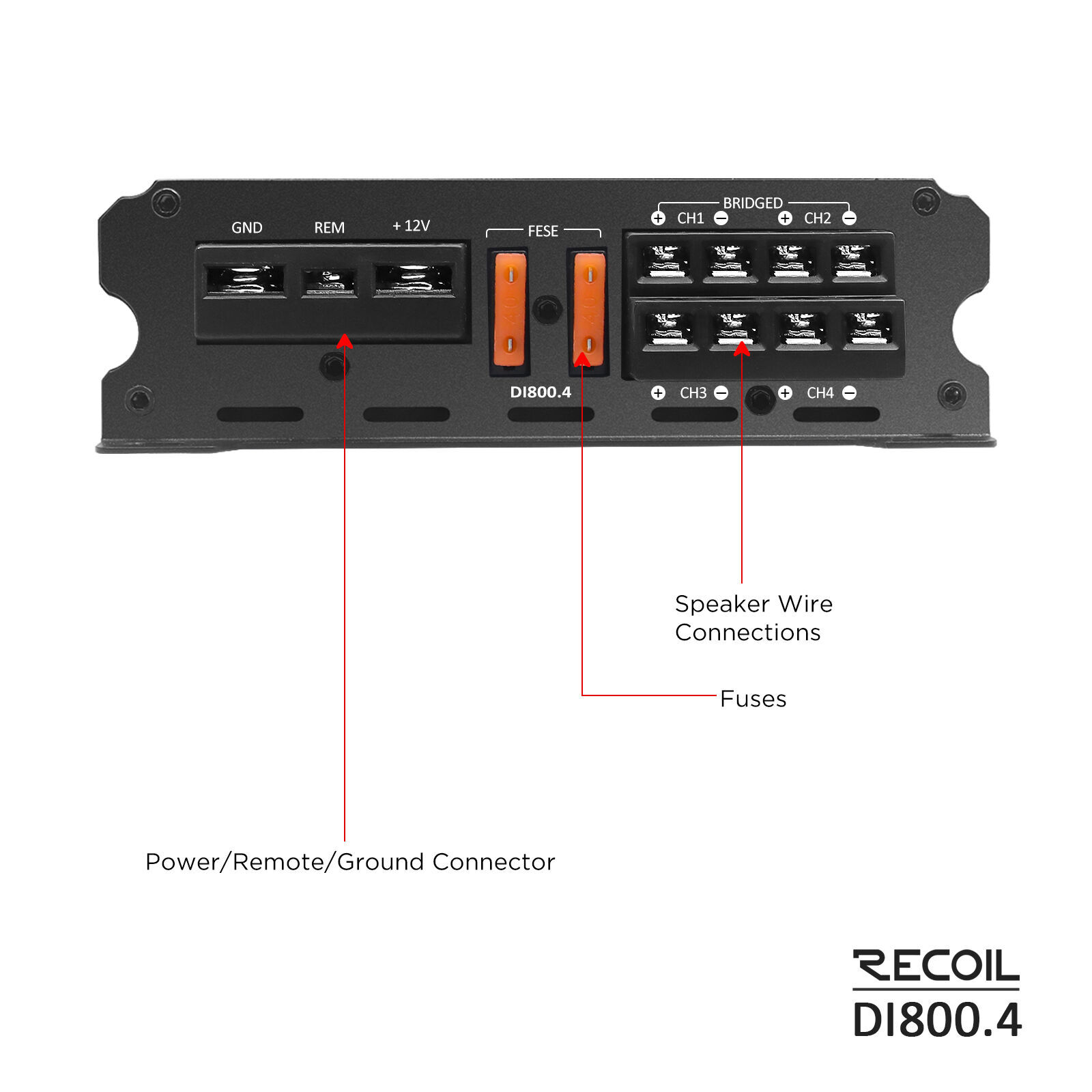 Edge Di800.4 Full-range Class-d 4-channel Car Audio Amplifier $0.01 ...