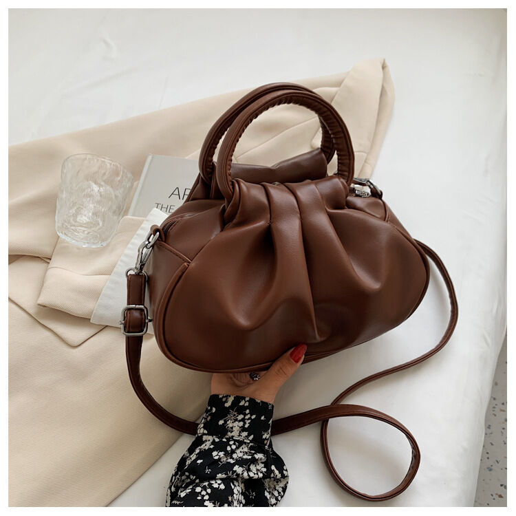 (v325) Lady Fold Top Fashion Bag Designer Shoulder Handbag For Women ...