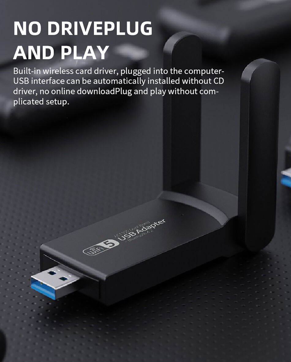 Buy Wholesale China 1300mbps Wireless Usb Adapter 2 In 1 Dual Band Wifi ...