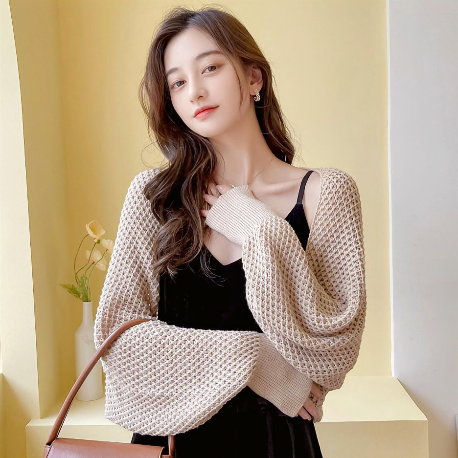 Buy Wholesale China Thin Sun Protection Coat Shawl Mesh Ice Silk Knit ...