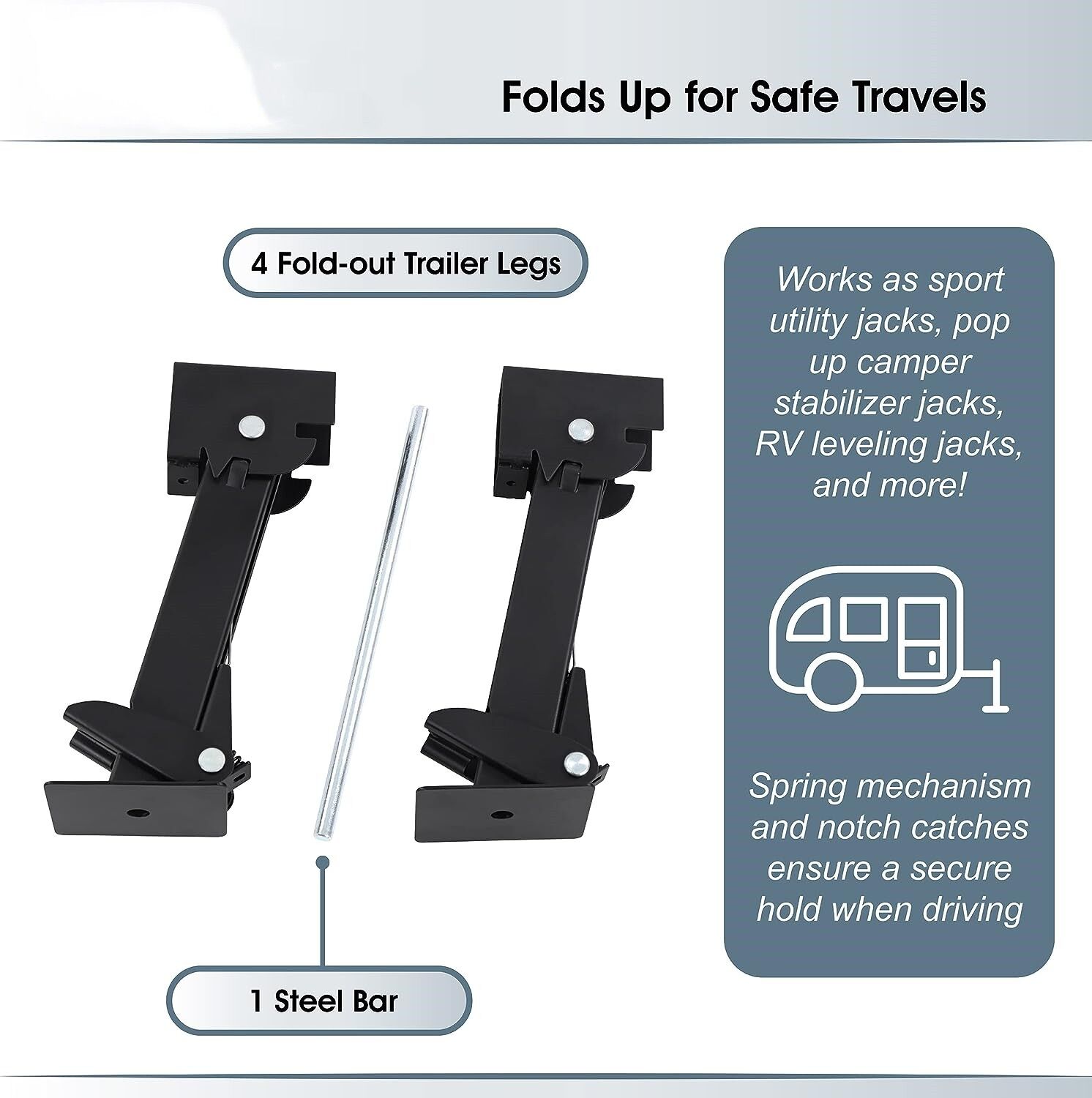 Buy Wholesale China Rv Stabilizer Jacks 2pk 1300lb Cap Attachable ...