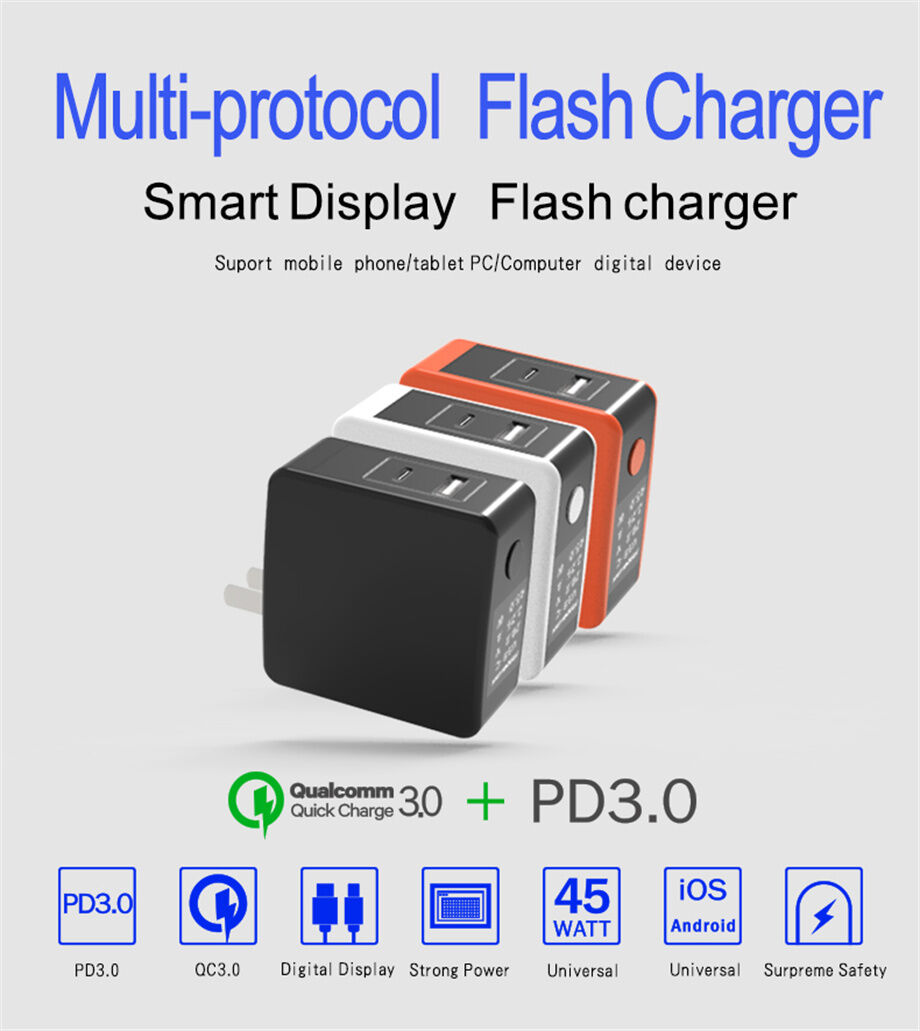 Buy Wholesale China 65w Fast Charger Multi-protocol Flash Chargers Usb ...