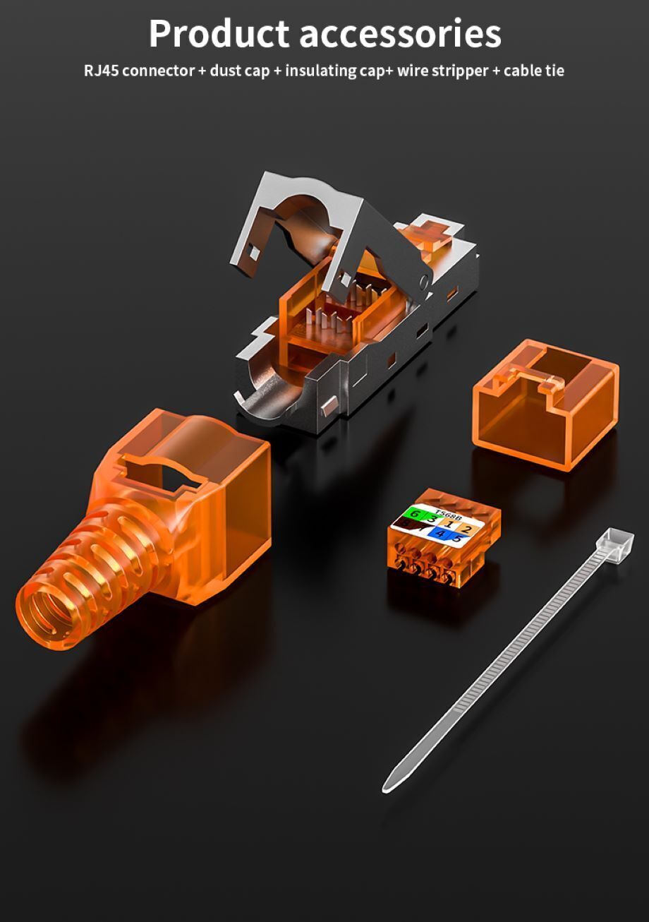 Buy Wholesale China Ftp Shielded Zinc Alloy 8p8c Cat7 Rj45 Connector ...