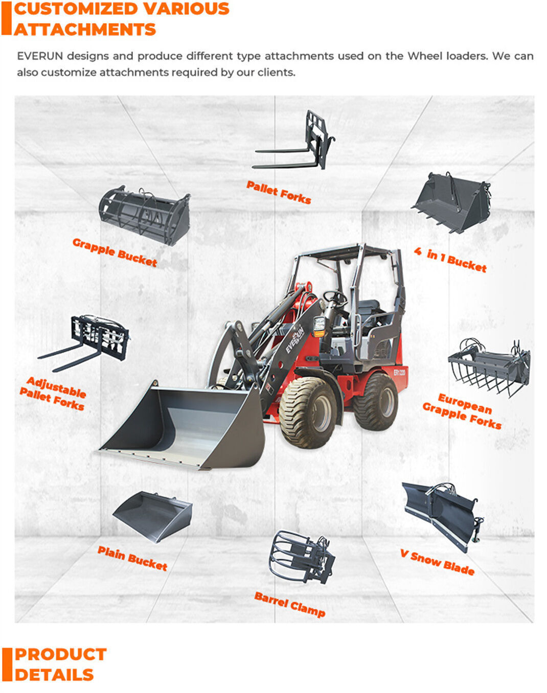 Buy Wholesale China Everun Er1220 1200kg Snow Articulated Compact ...