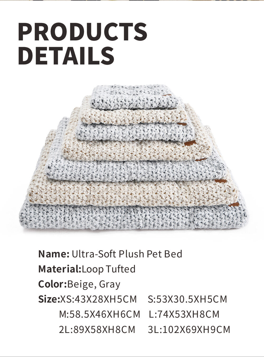 Buy Wholesale China Petstar New Design Ultra-soft Plush Pet Cushion Bed ...