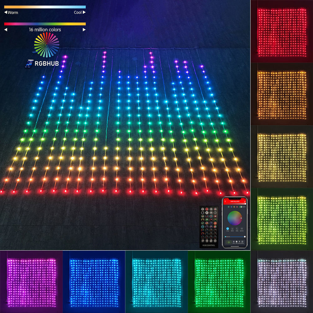 Buy Wholesale China 2m*2m 400 Led Smart Curtain Light 5028 Digital ...