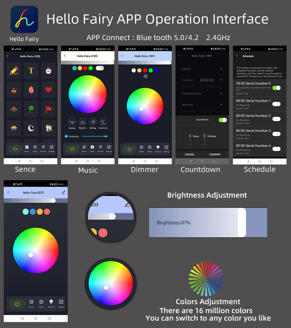 Buy Wholesale China 2m*2m 400 Led Smart Curtain Light 5028 Digital ...