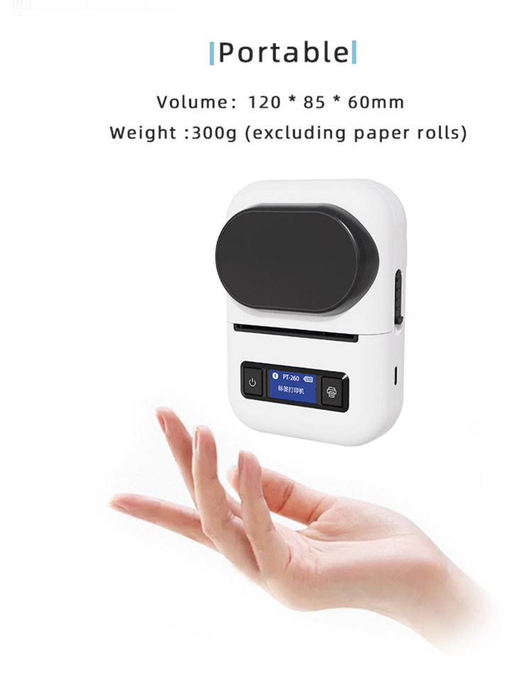 Buy Wholesale China Pt260 Portable Thermal Label Printer For Android ...