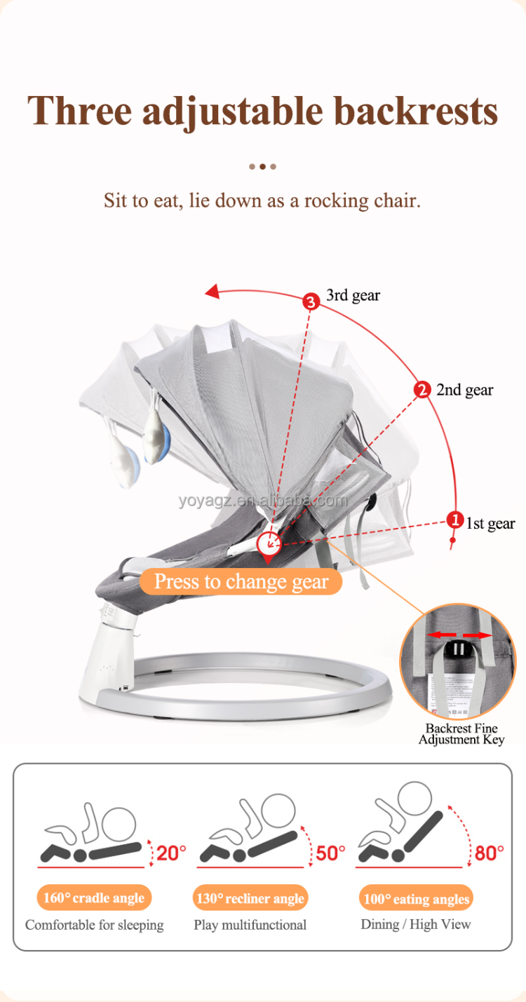 Bulk Buy China Wholesale Mecedora Columpio De Bebe 3 In 1 Deluxe Multi-functional Bassinet ...