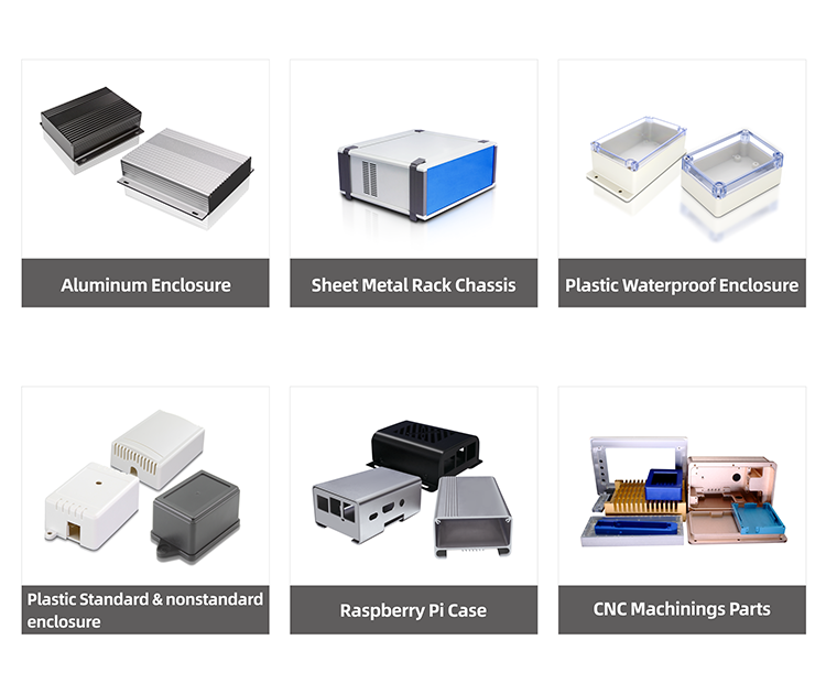 Small Black Power Supply Electronic Case Manufacturer Custom Pcb Ip54 ...